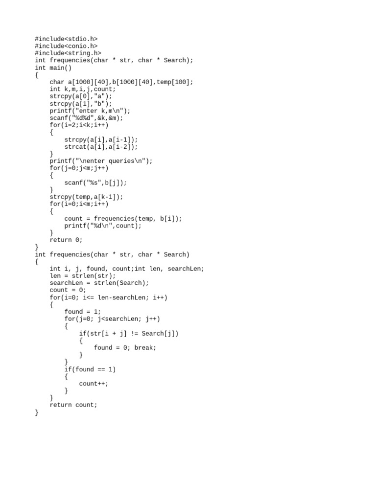Fibonacci Strings | PDF