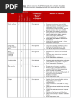 Pest Control Risk Assessment | PDF