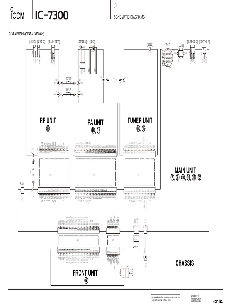 IC-7300 Schematic Diagram 0 | PDF