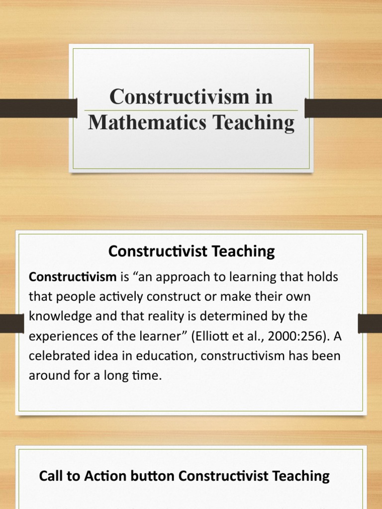 Chapter2 1 | PDF | Constructivism (Philosophy Of Education) | Teaching Method