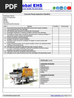 Roller Compactor Inspection Checklist | PDF | Wheeled Vehicles | Car