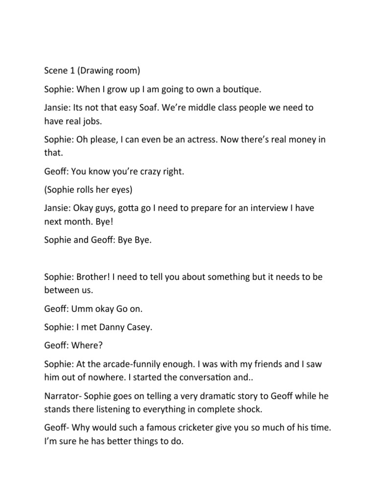 Going Places Script | PDF