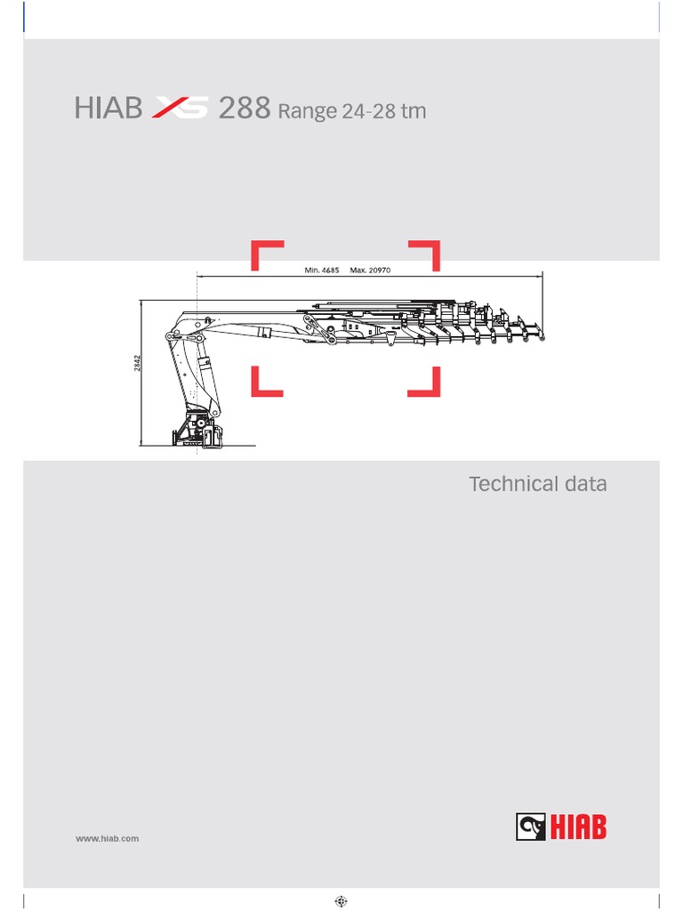 Hiab 288 E-5 Hipro | PDF | Physical Quantities | Manufactured Goods