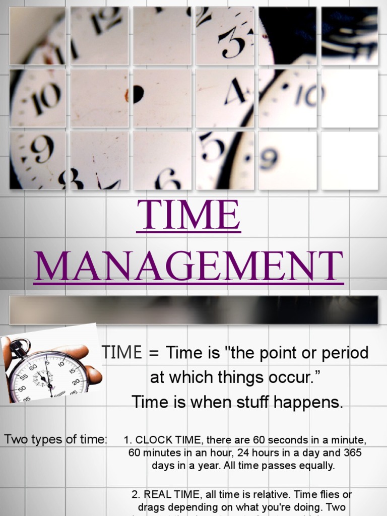 Time Management Seminar | PDF