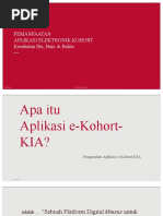 Panduan E-Kohort untuk Tenaga Kesehatan | PDF