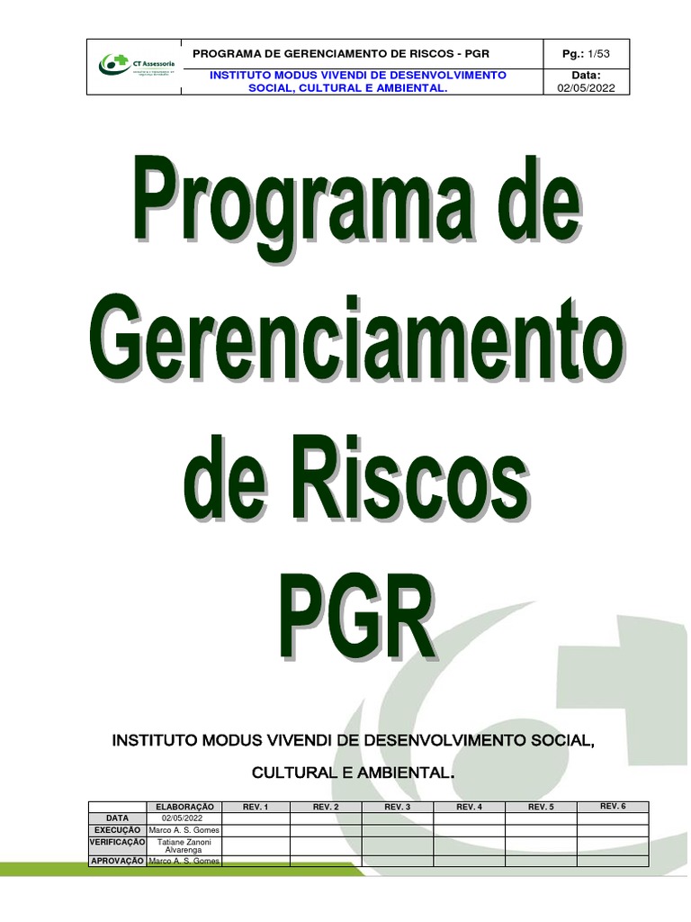PGR 2022 Rei Magos | PDF | Risco | Ambiente natural
