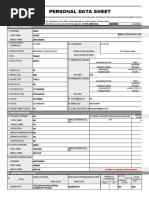 CSC Form 212 (Revised 2017) Personal Data Sheet | PDF | Crime & Violence | Crime Thriller