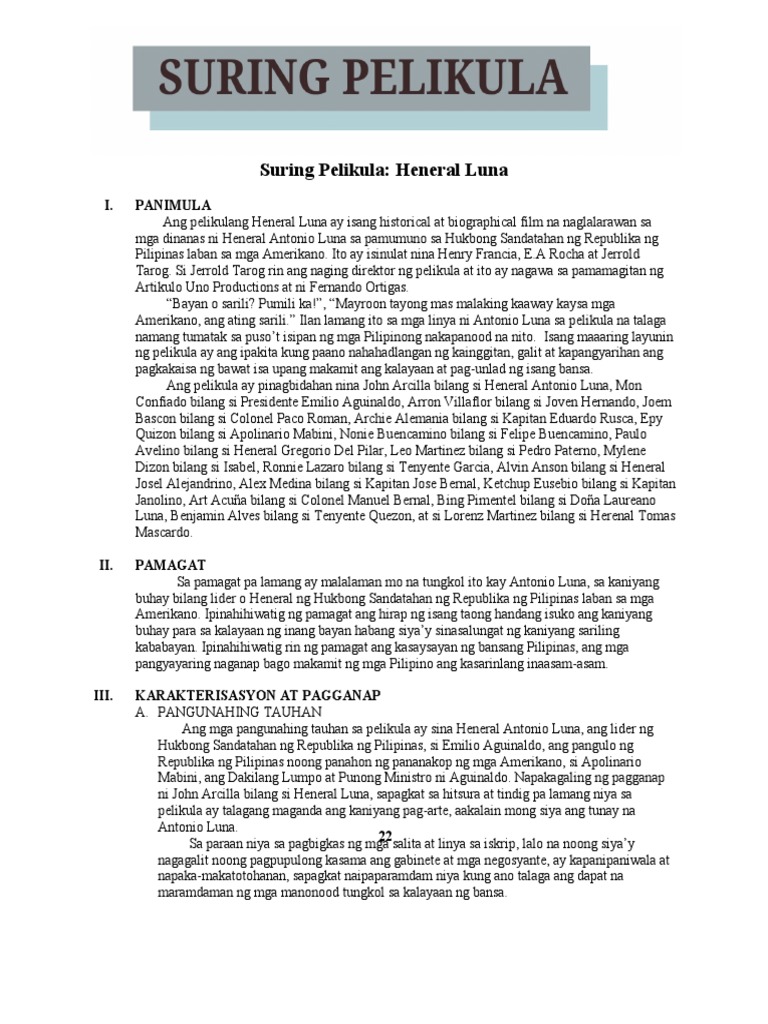 Suring Pelikula | PDF