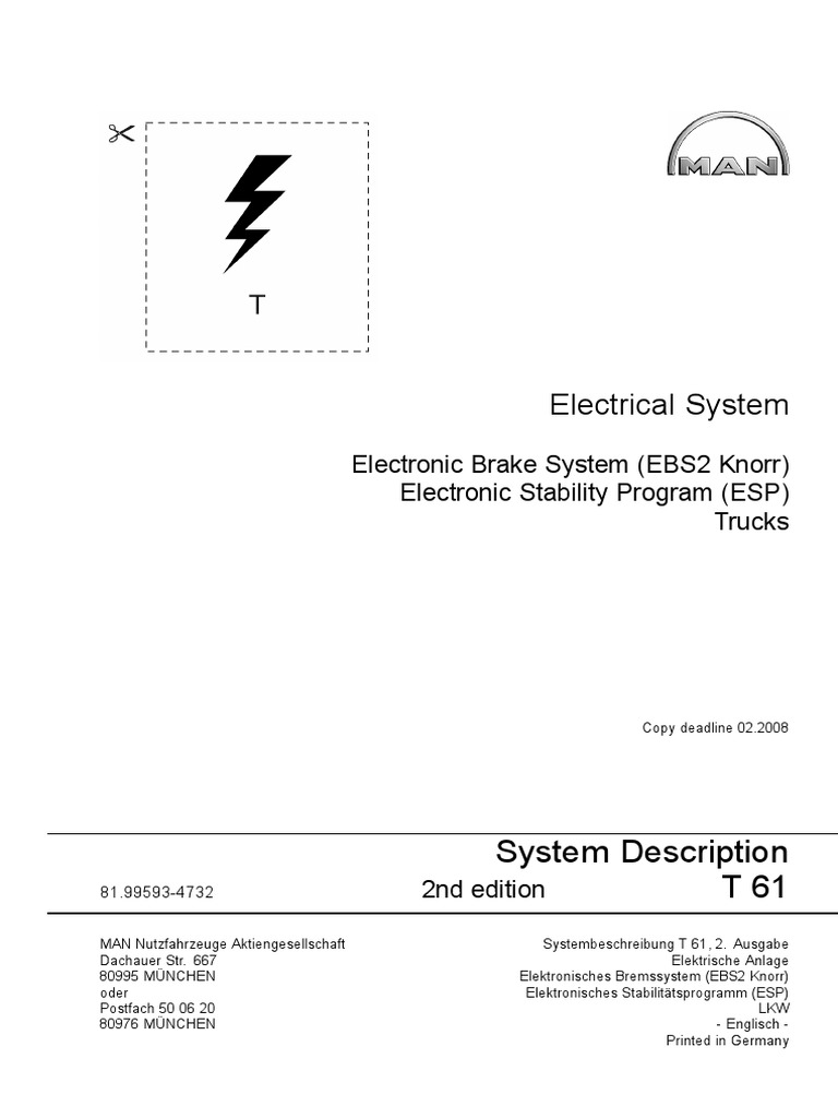 Electronic Brake System (EBS2 Knorr) | PDF | Airbag | Switch