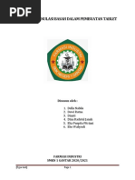 Jurnal Tekfor Uji Sifat Alir Dan Tap Density Granul - KEL 3 - KJ005 | PDF