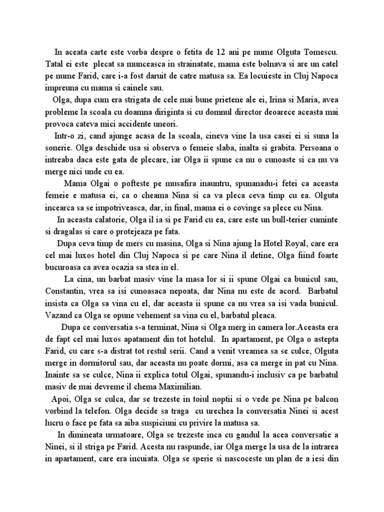 Olguta Si Un Bunic de Milioane | PDF