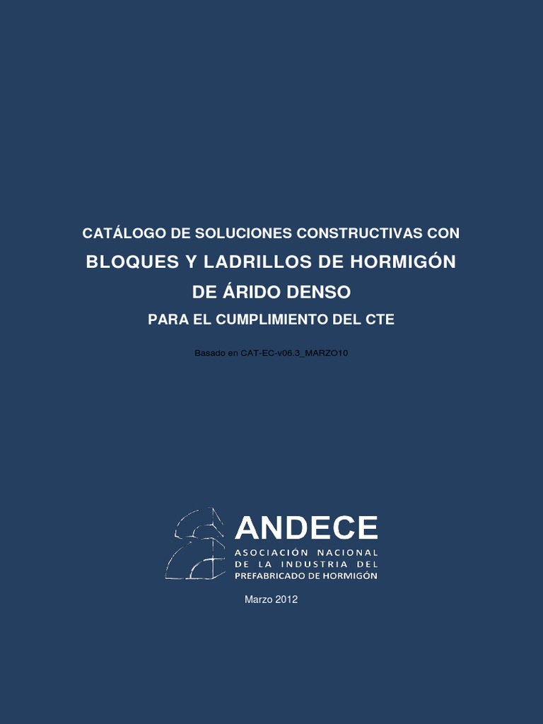 Catalogo Soluciones Constructivas Con BL | PDF | Hormigón | Albañilería