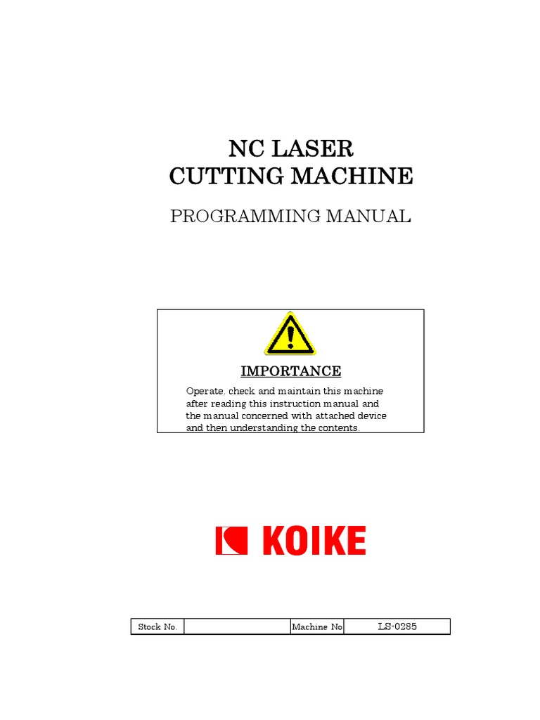 022 Program Manual LS285 | PDF | Floppy Disk | Computer Data Storage
