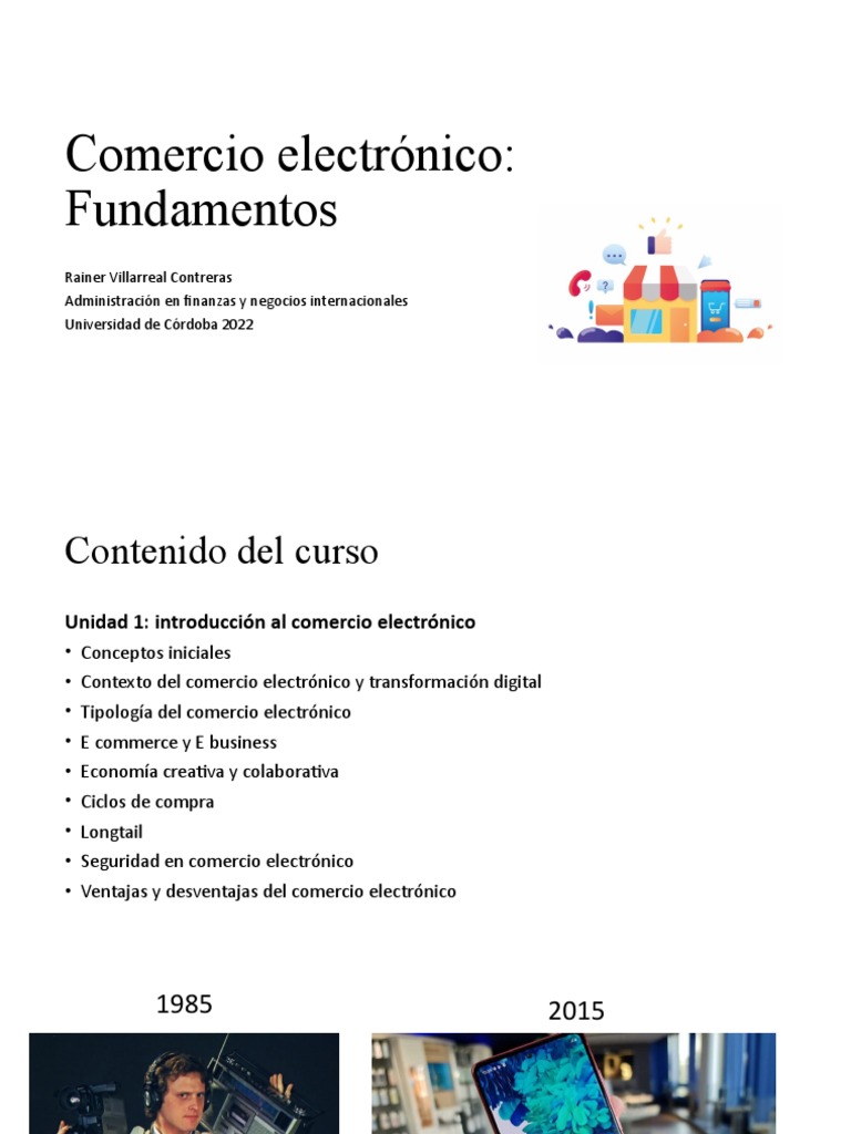 Fundamentos | PDF | Comercio electrónico | Comercio