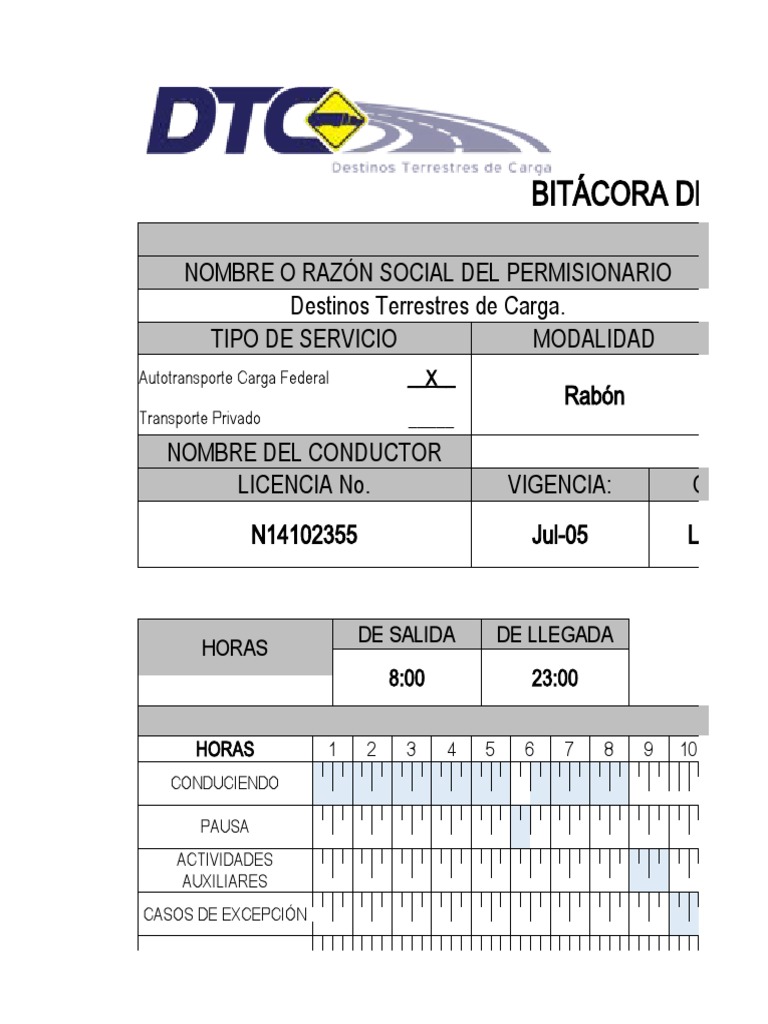Bitácora Nom 087 SCT | PDF | Gobierno