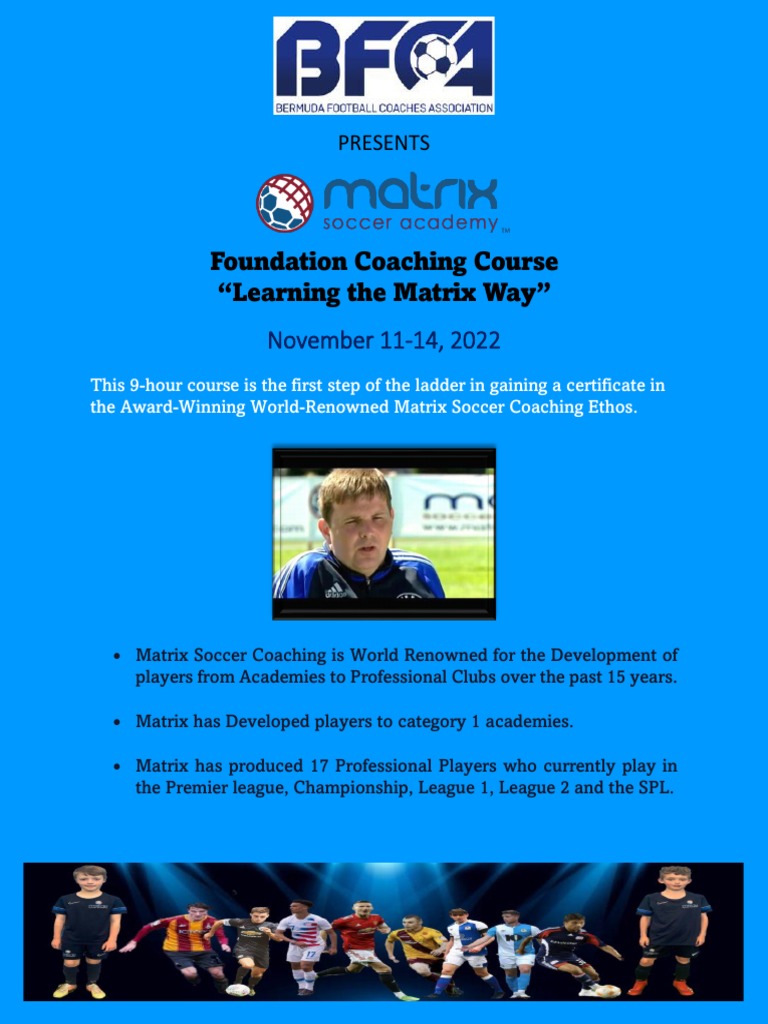 Matrix Coaching Clinic Registration Information | PDF | Career & Growth