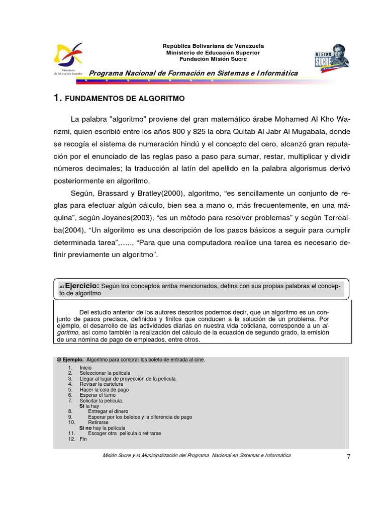 Algoritmia II | PDF | Algoritmos | Lenguaje de programación