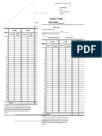 Form 48 DTR | PDF