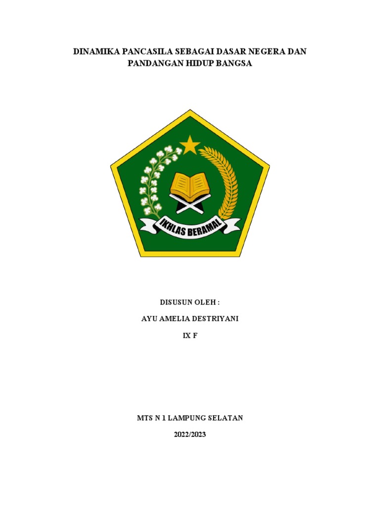 Dinamika Pancasila Sebagai Dasar Negera Dan Pandangan Hidup Bangsa | PDF