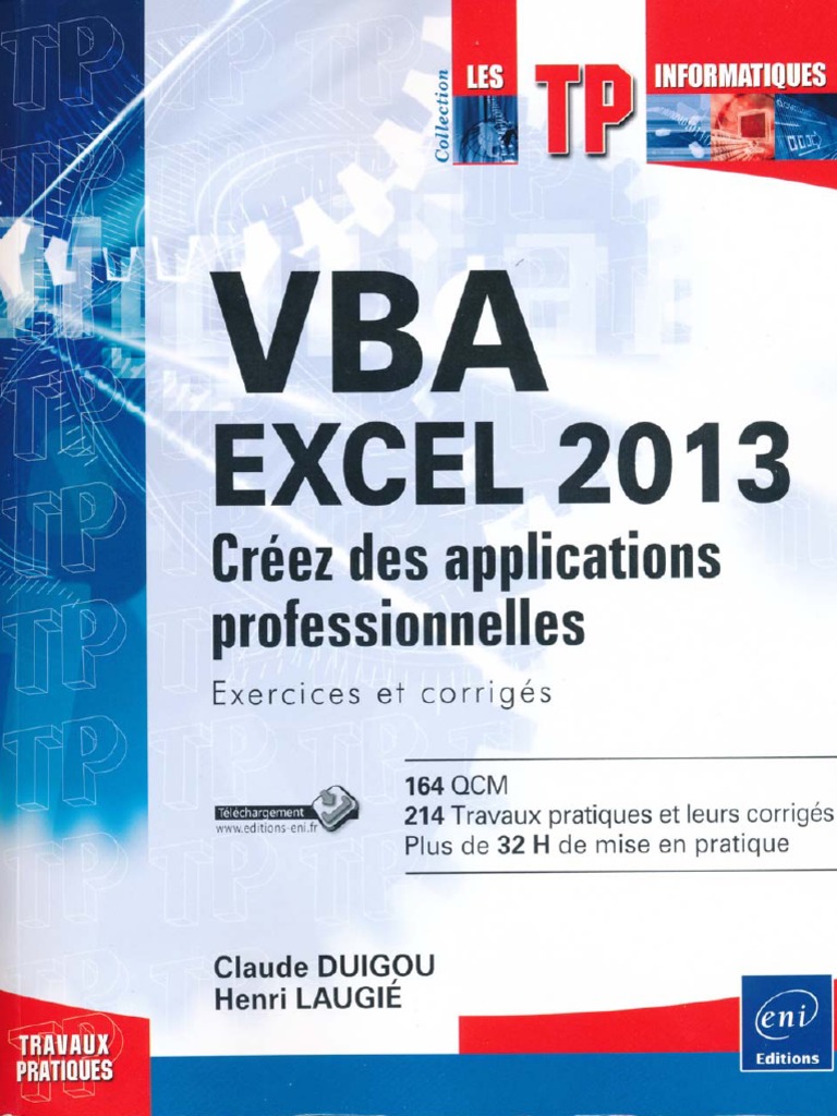 Eni TP Vba Excel 2013 | PDF