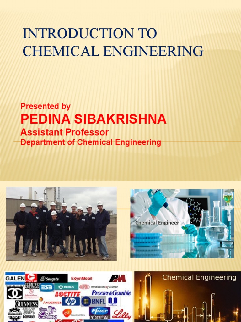 Introduction Chemical Engineering | PDF | Chemical Engineering ...