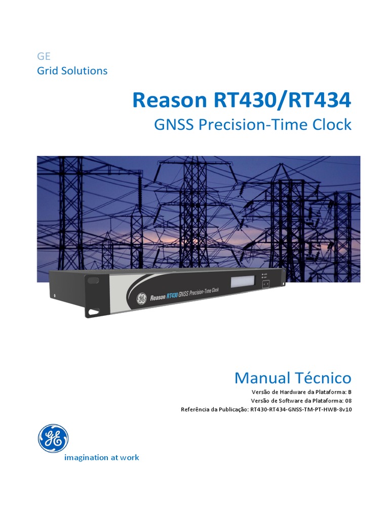 RT430 RT434 GNSS TM PT HWB 8v10 | PDF | Rede de computadores | Tempo
