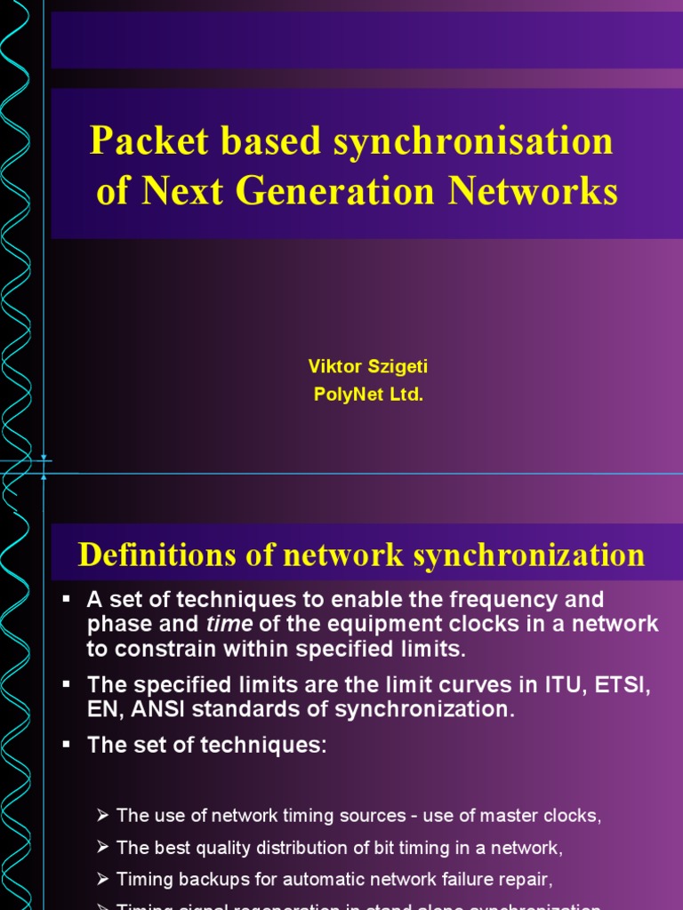 5 Packet Synchronization of NGN Networks | PDF | Service Industries ...