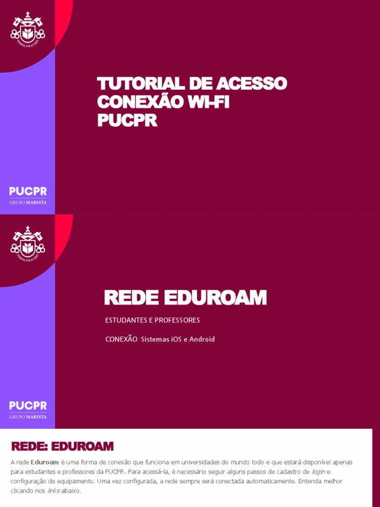 Tutorial Rede Eduroam | PDF | Rede de computadores | Linux