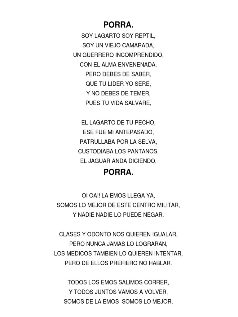 Porras Militares | PDF