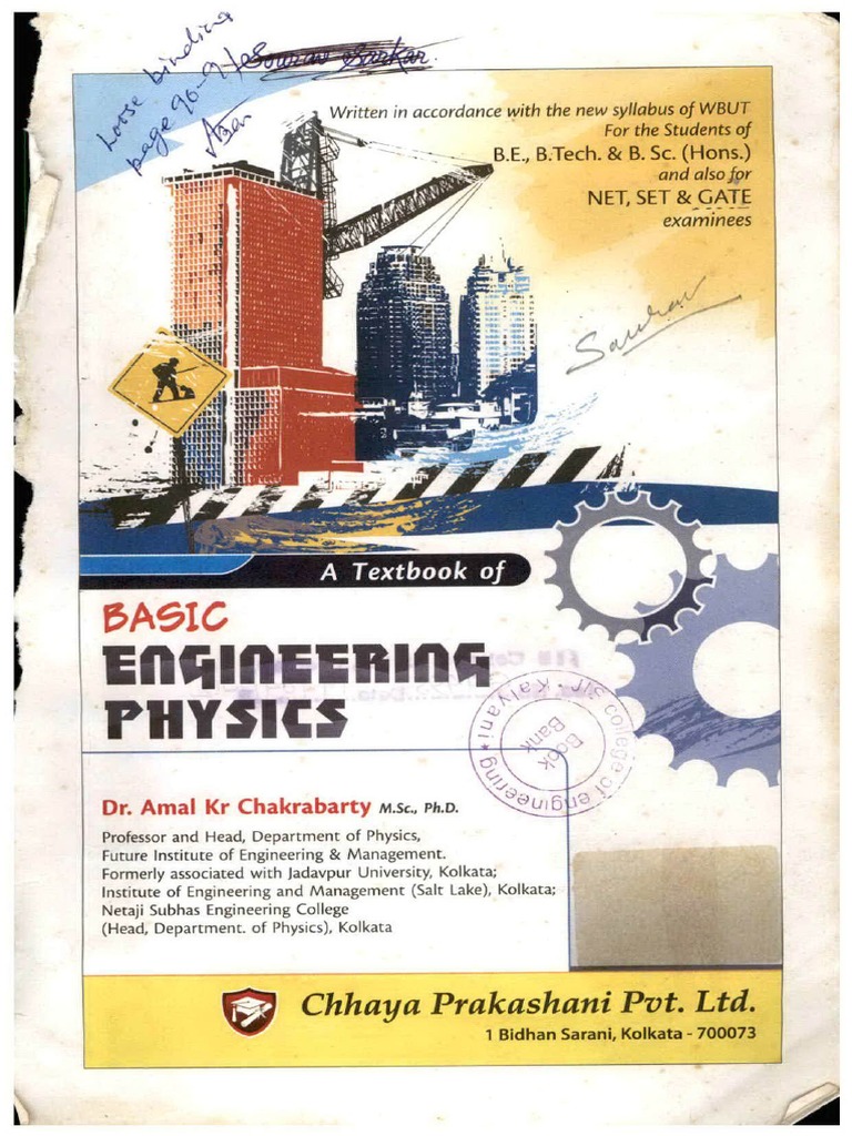 Basic Engineering Physics, Amol Chakraborty | PDF