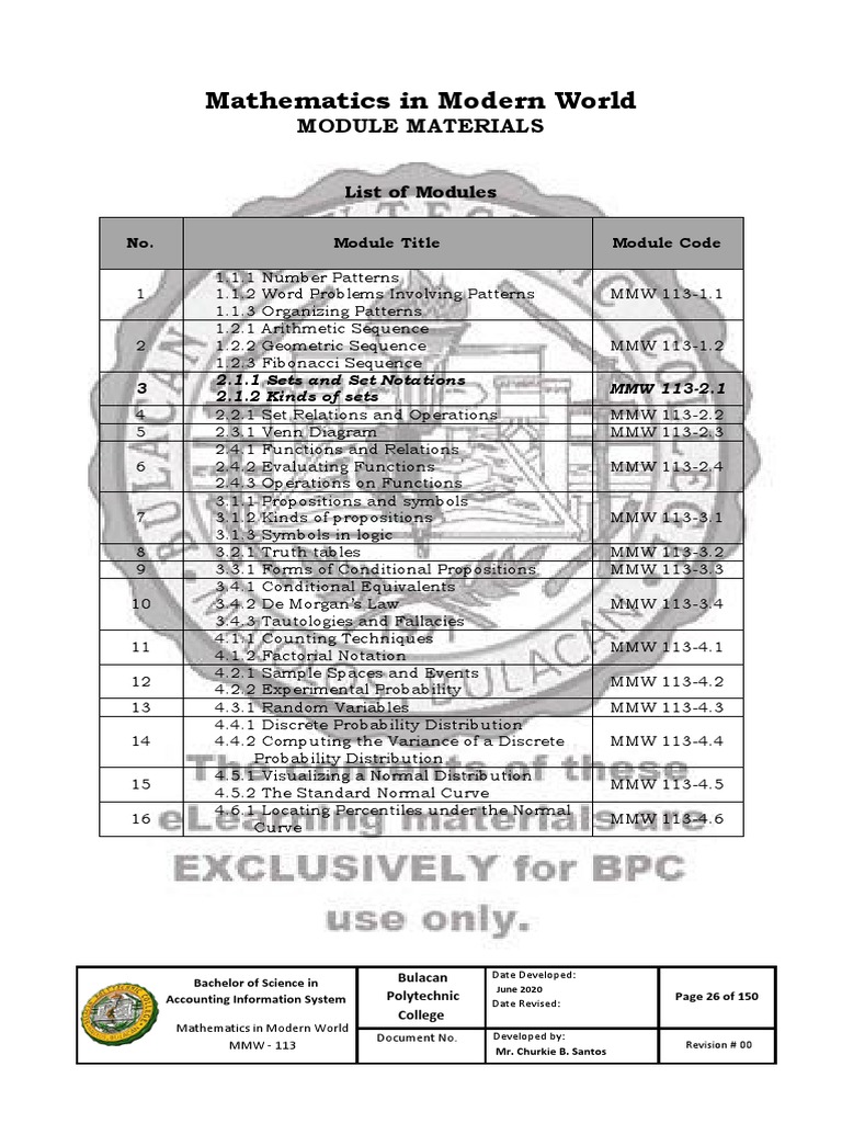 Lesson 3 MMW | PDF | Probability Distribution | Normal Distribution