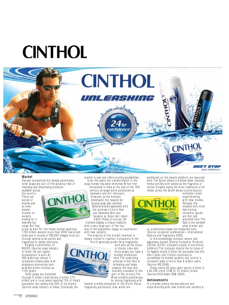 Cinthol | PDF | Perfume | Brand