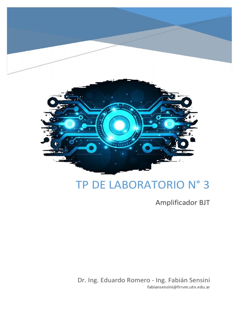TP de Laboratorio #3: Amplificador BJT | PDF