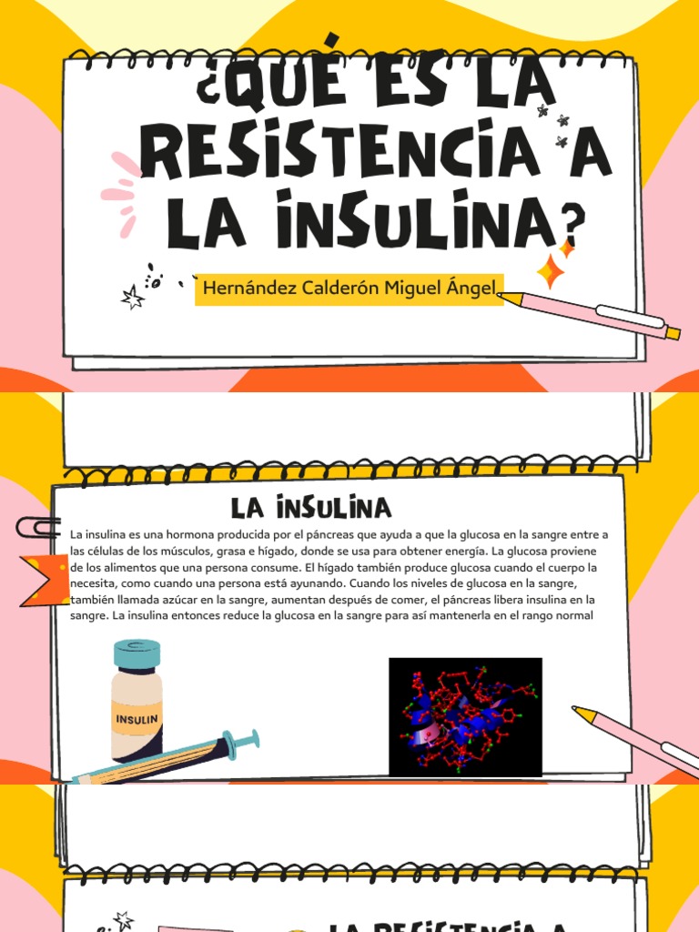 Qué Es La Resistencia A La Insulina | PDF | Insulina | Resistencia a la ...