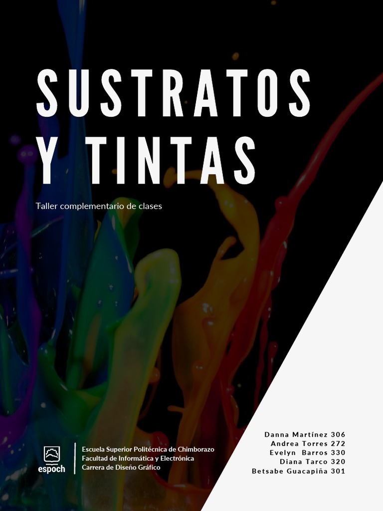 Tintas y Sustratos | PDF | Color | Pigmento