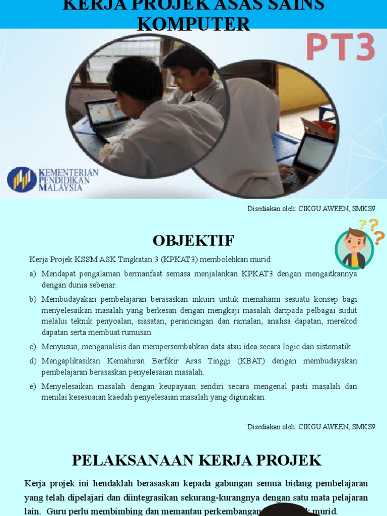 Panduan Kerja Projek ASK Ting. 3 | PDF | Seni