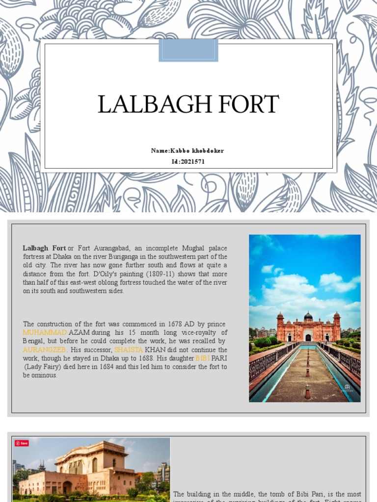 Lalbagh Fort | PDF