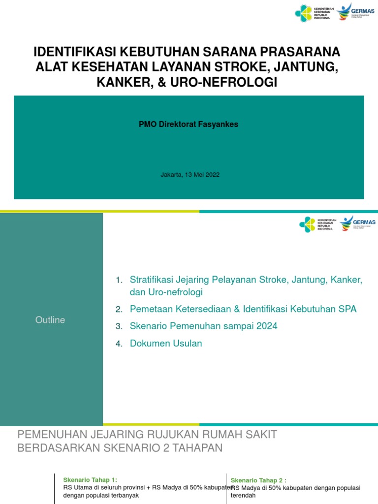 #2 - Identifikasi Kebutuhan Spa Layanan Stroke, Jantung, Kanker, & Uro - Nefrologi | PDF