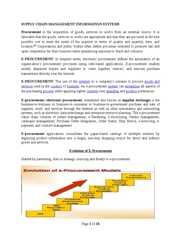 Supply Chain Management Systems Overview | PDF | Business | Finance ...