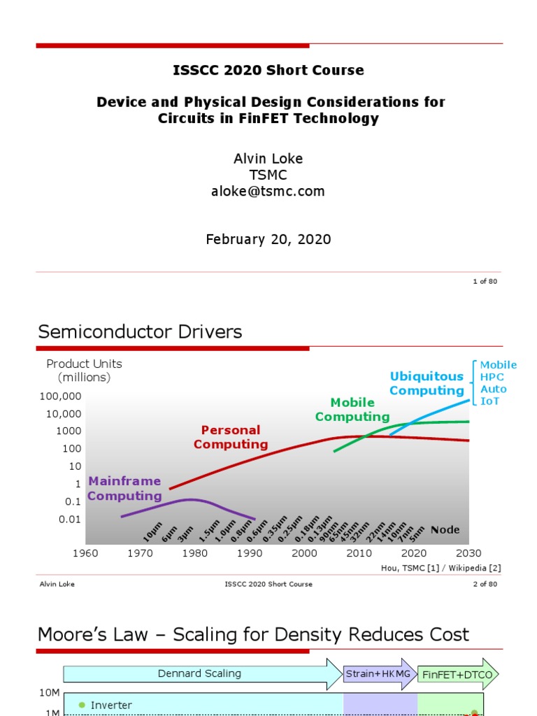 Design Considerations for Circuits in FinFET Technology: Returning to Dennard Scaling Principles ...