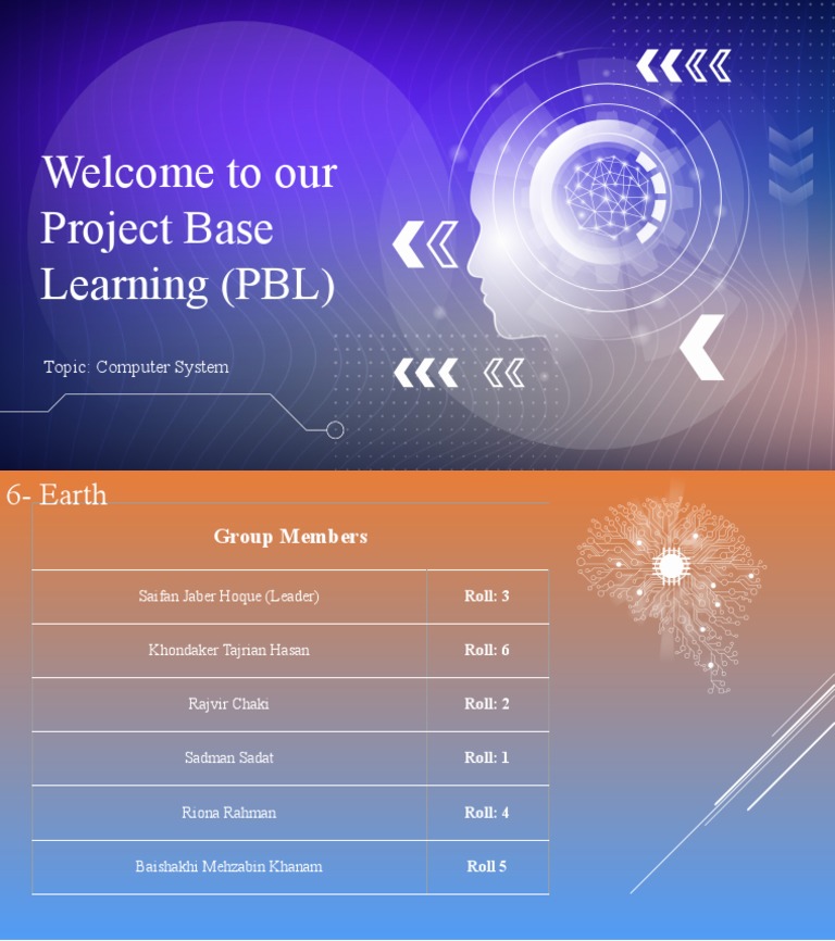Welcome To Our Project Base Learning (PBL | PDF