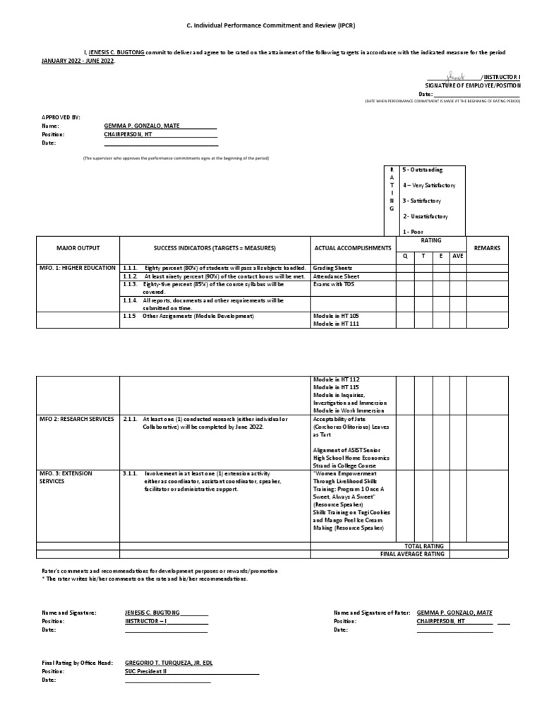 Ipcr Pdf