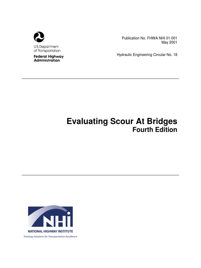 HEC-18 Bridge Scour | PDF | Tide | Erosion