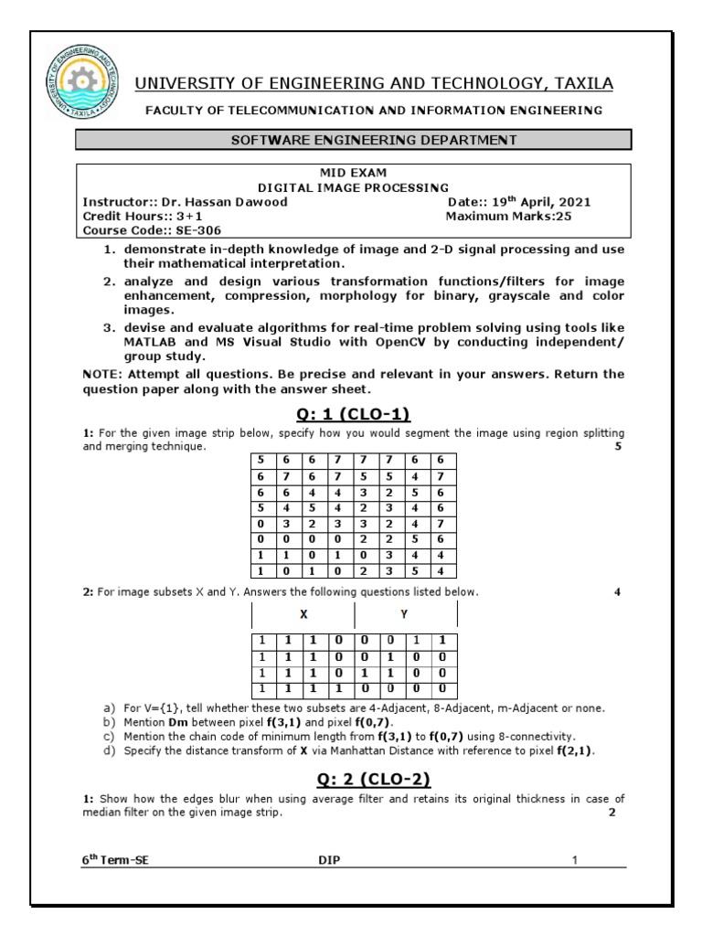Dip Mid | PDF | Engineering | Digital Signal Processing