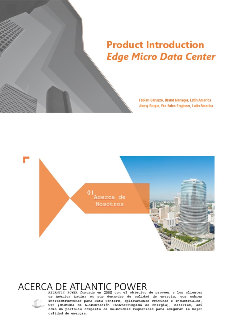 Edge Micro Data Center de Atlantic Power | PDF | Informática