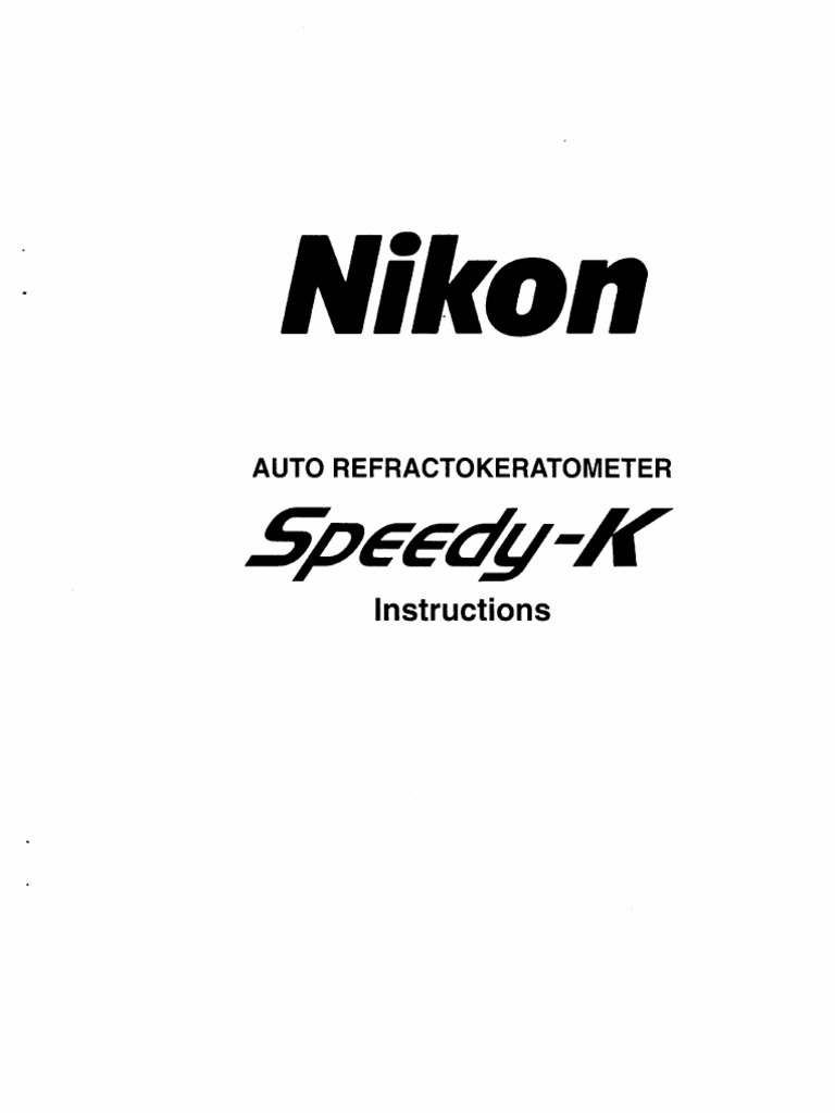 Speedy K Pdf