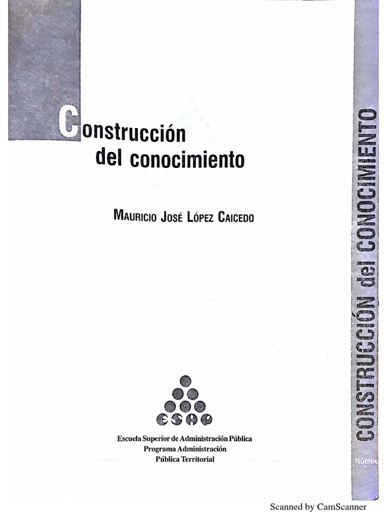 Libro Construcción Del Conocimiento | PDF