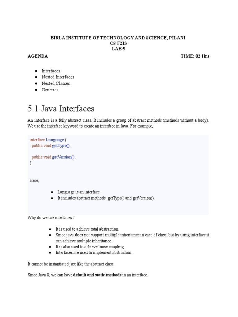 Lab Sheet 5 | PDF | Class (Computer Programming) | Method (Computer Programming)