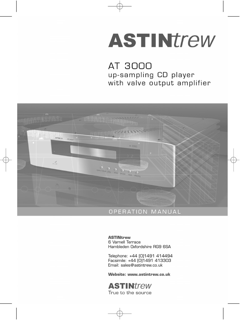 At3000 Manual | PDF | Vacuum Tube | Ac Power Plugs And Sockets