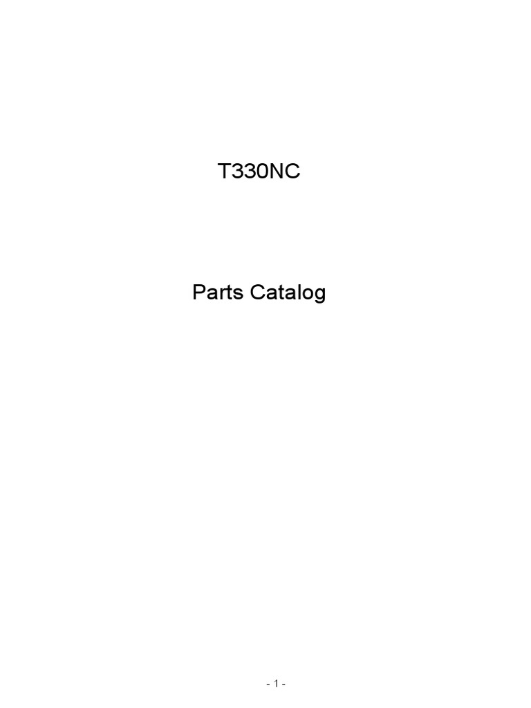 Catalogo-Pecas-Repuestos-TYM-T330-NC - PDF - D1503 | PDF | Axle | Steering